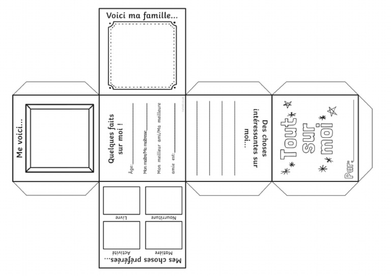 FR T T 12911 All About Me Cube French | PDF