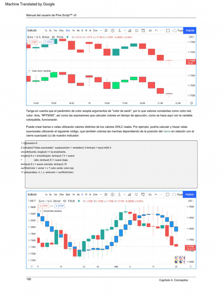Pine Script v5 User Manual (200-350) | PDF | Color | Modelo de color Rgb