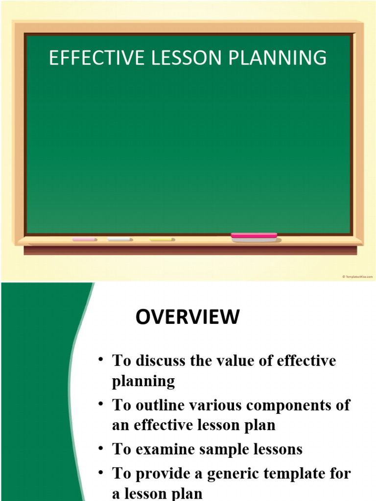 Effective Lesson Planning Guide | PDF | Lesson Plan | Teachers