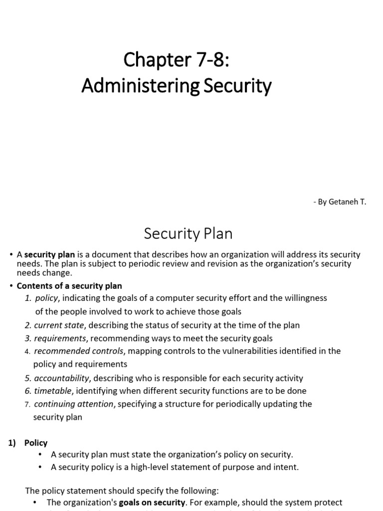 CH7-8 CS Lecture | PDF | Risk | Patent
