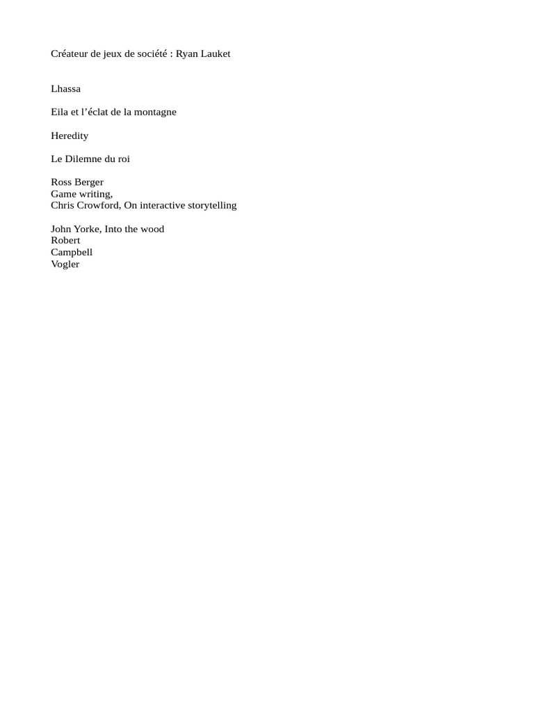 Narrative Design | PDF