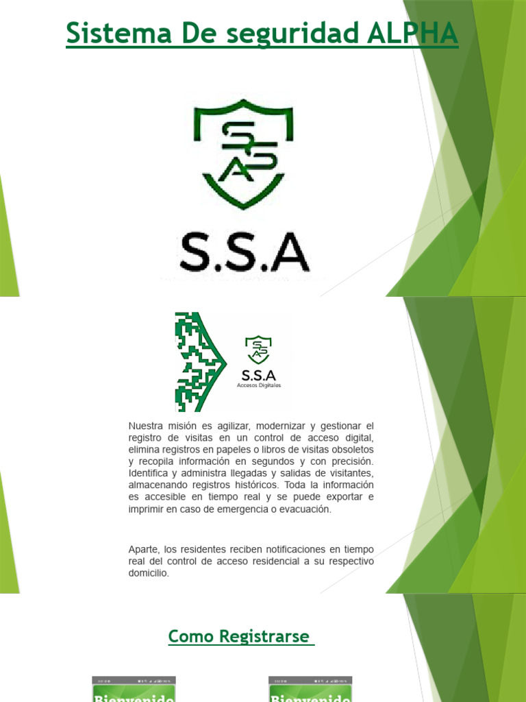 Manual de SSA ALPHA | PDF | Contraseña | Usuario (informática)