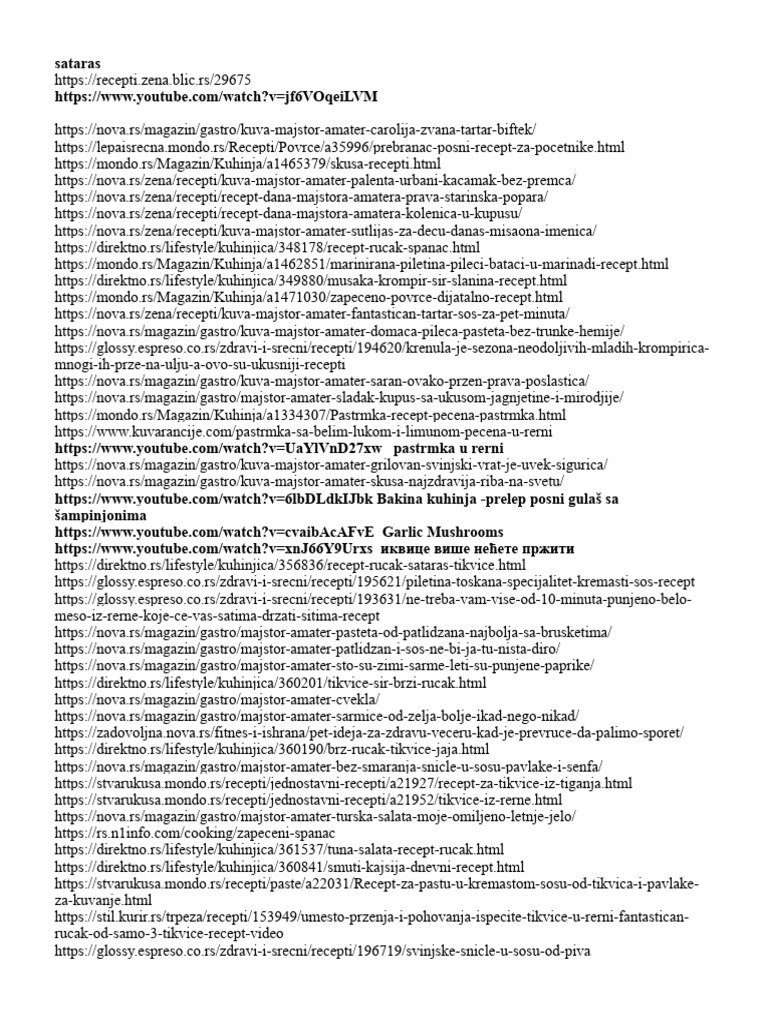 Recepti | PDF