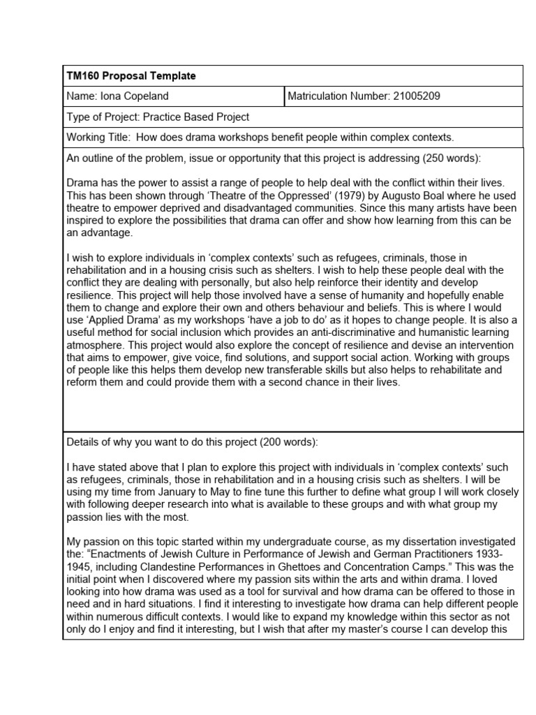 MA Dissertation Proposal | PDF | Methodology