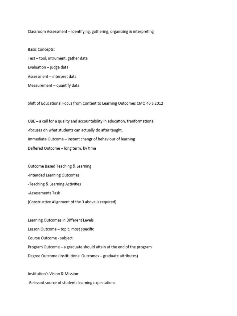 Prof Ed | PDF | Educational Assessment | Learning
