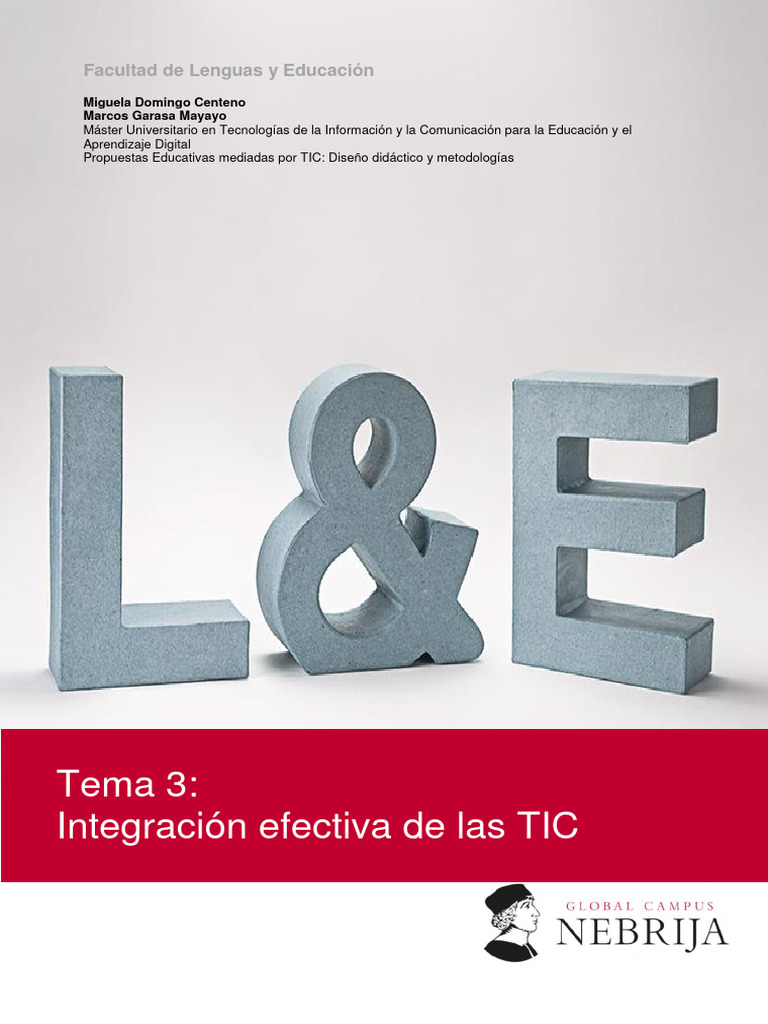 U3 Integración Efectiva de Las TIC | PDF