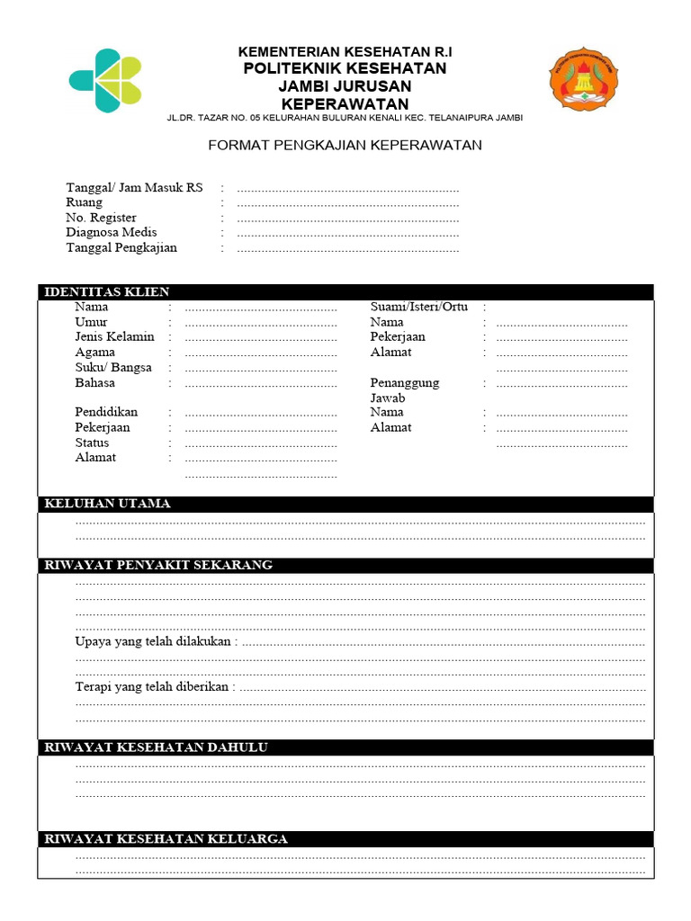 FORMAT PENGKAJIAN KMB OK-dikonversi | PDF