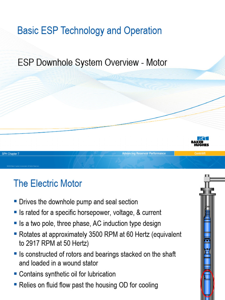 03 - ESP Tech Ops - Motor | PDF | Technology & Engineering