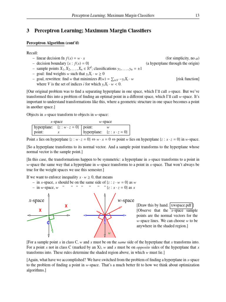 Perceptron Notes | PDF | Computer Programming | Computational Science
