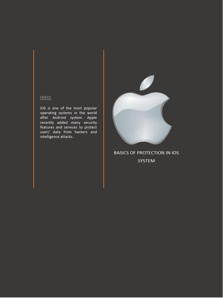 Basics of Protection in IOS System | PDF | Ios | Computer Security Basics of Protection in IOS System | PDF | Ios | Computer Security