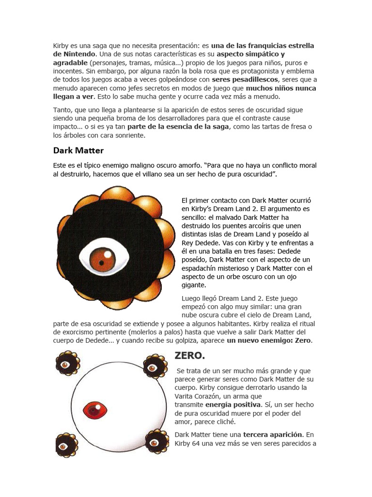 Kirby Lore | PDF