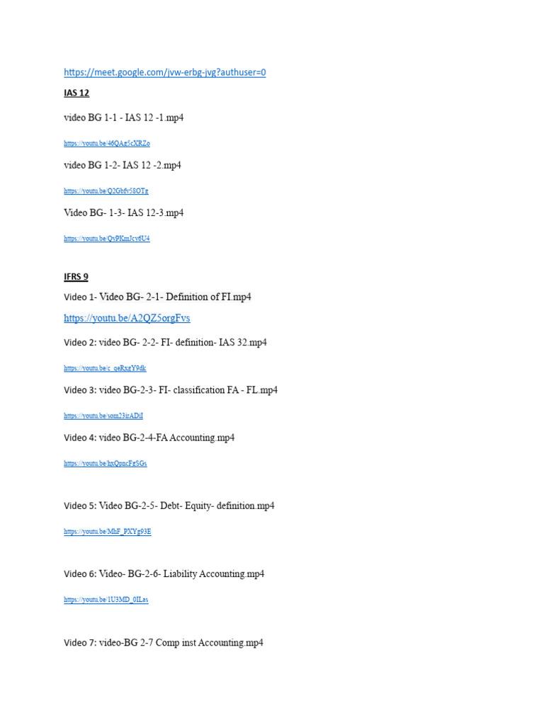 Danh Sach Video - KTQT 2 | PDF