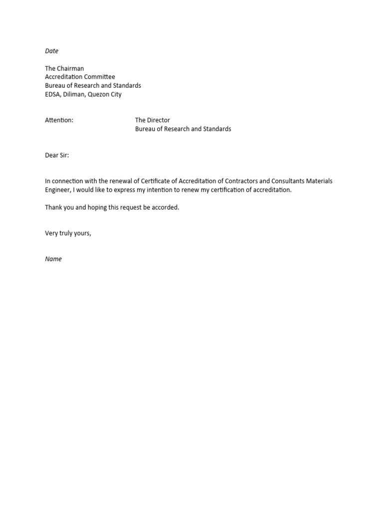 Sample Letter | PDF