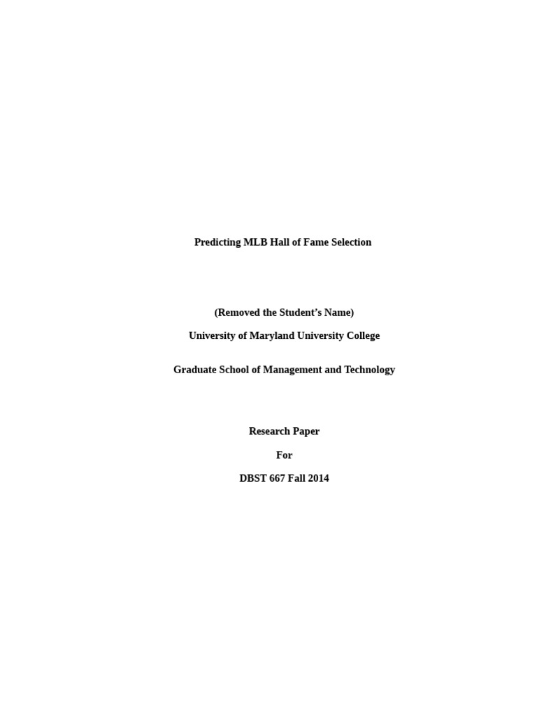 Research Paper Example | PDF | Statistical Classification | Regression ...
