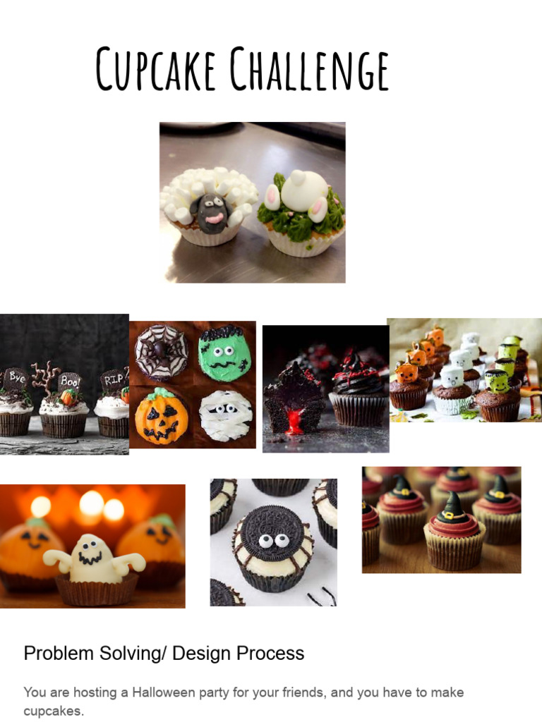 Halloween Cupcake Project | PDF | Cupcake | Kitchen
