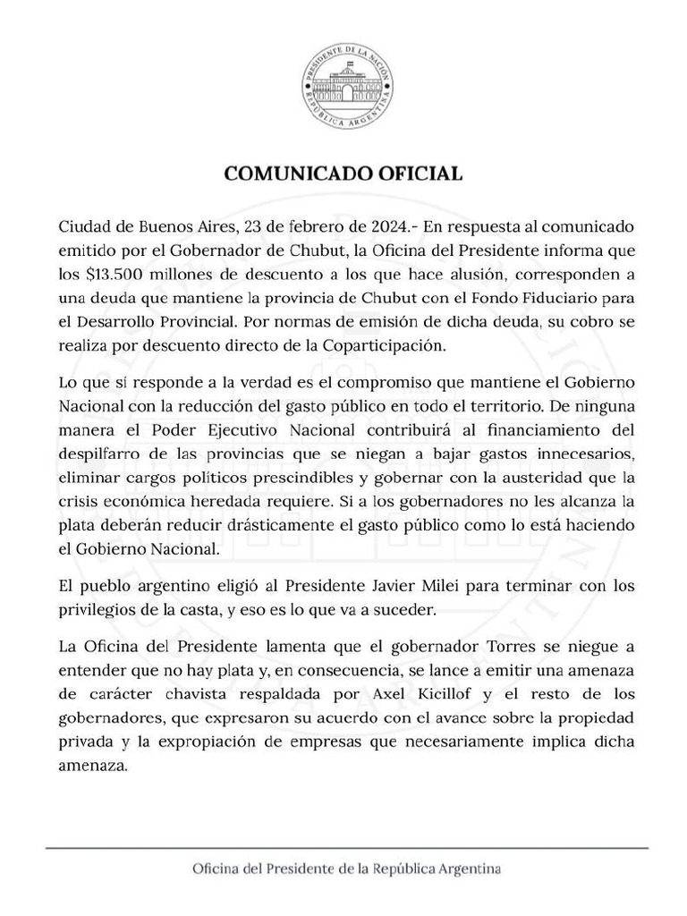 Comunicado | PDF