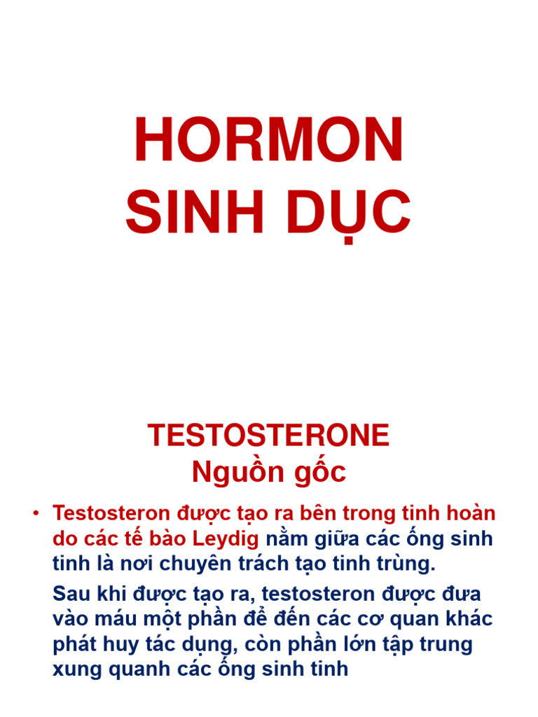 Hormon Sinh Duc | PDF