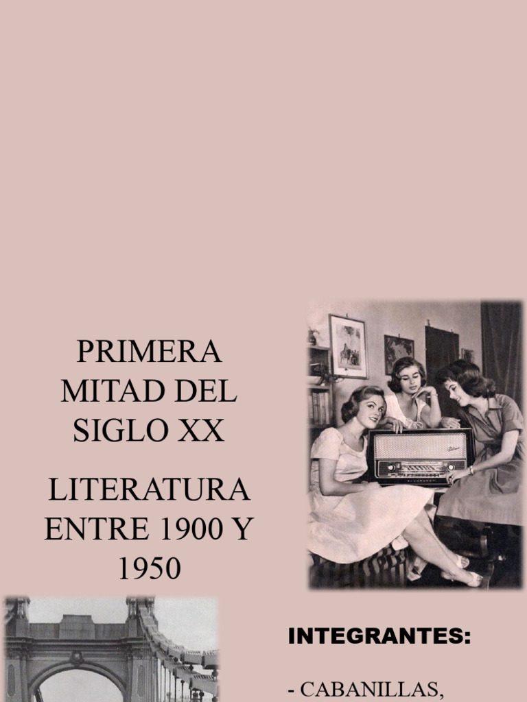 Primera Mitad Del Siglo XX | PDF