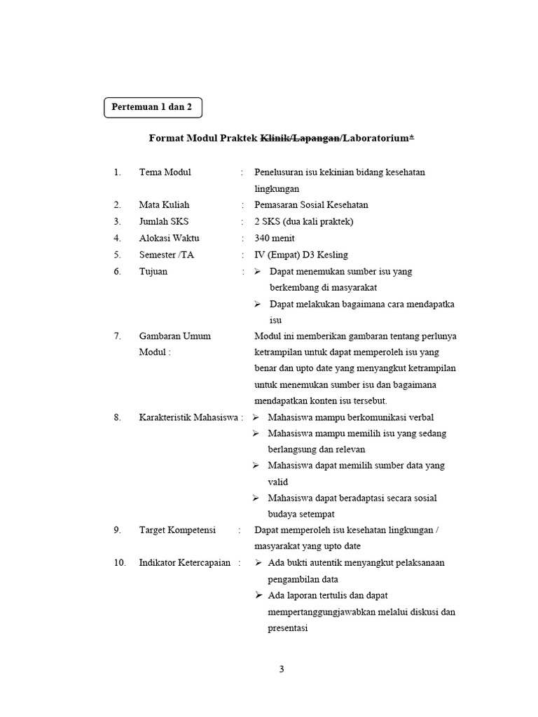 Modul Praktek Pert 1 Dan 2 Penelusuran Isu | PDF