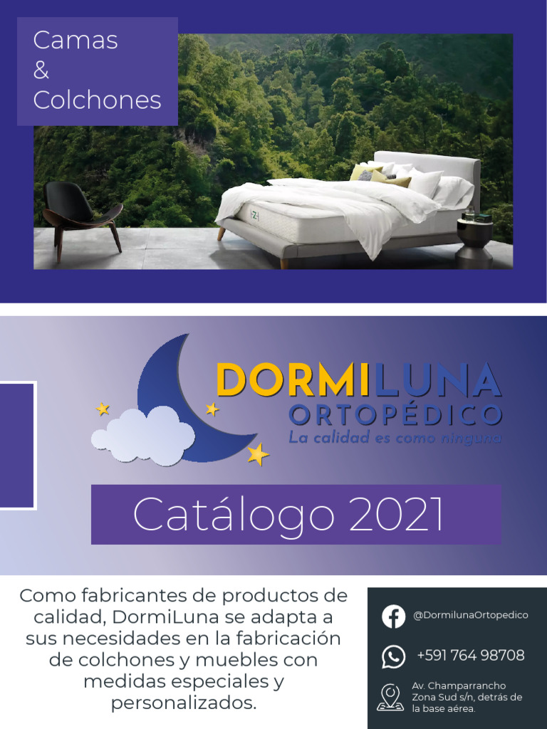 Catálogo Colchones DormiLuna 2021 | PDF | Colchón | Mueble