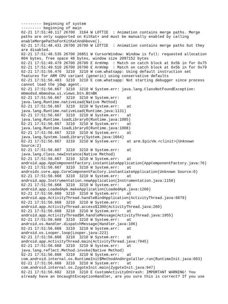 Logcat | PDF | Java (Programming Language) | Component Object Model