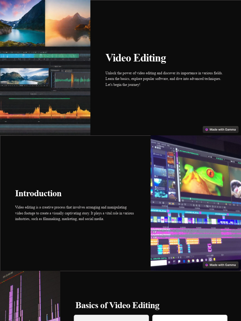 Video Editing | PDF