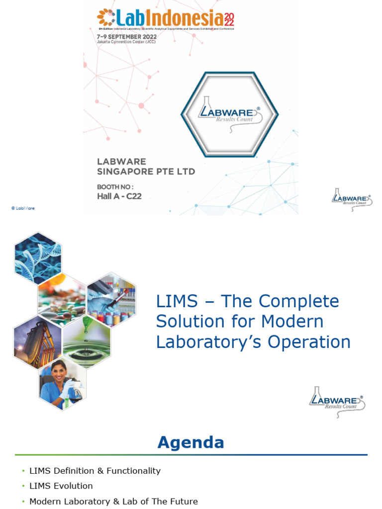 2022 LabWare - LabIndonesia 2022 Technical Seminar 1.0 | PDF