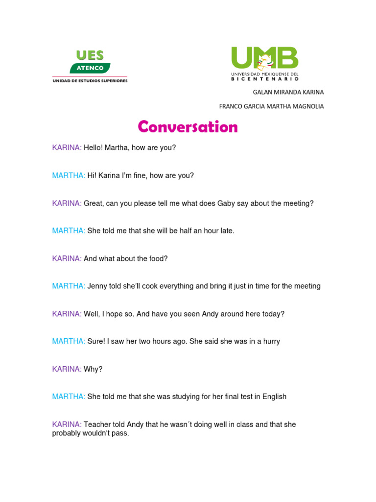 Meeting Plans and Movie Night Chat | PDF
