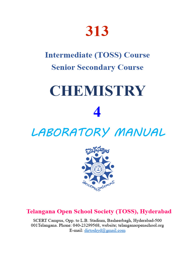 313 Inter Chemistry Practical | PDF
