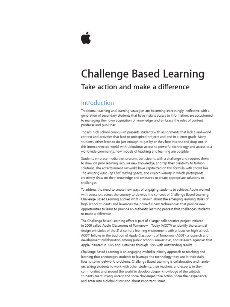 Apple ChallengedBasedLearning | PDF | Air Pollution | Fossil Fuels