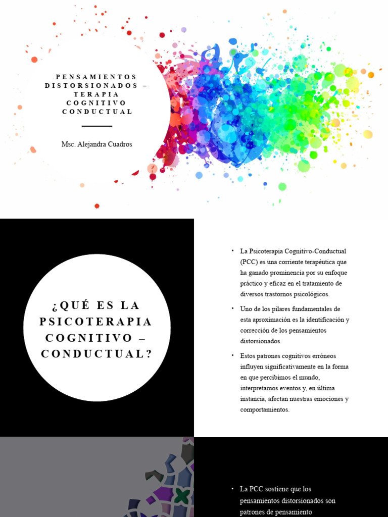 Pensamientos Distorsionados - Terapia Cognitivo Conductual | PDF ...