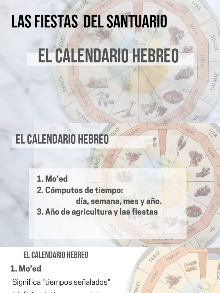 1 Calendario Hebreo | PDF