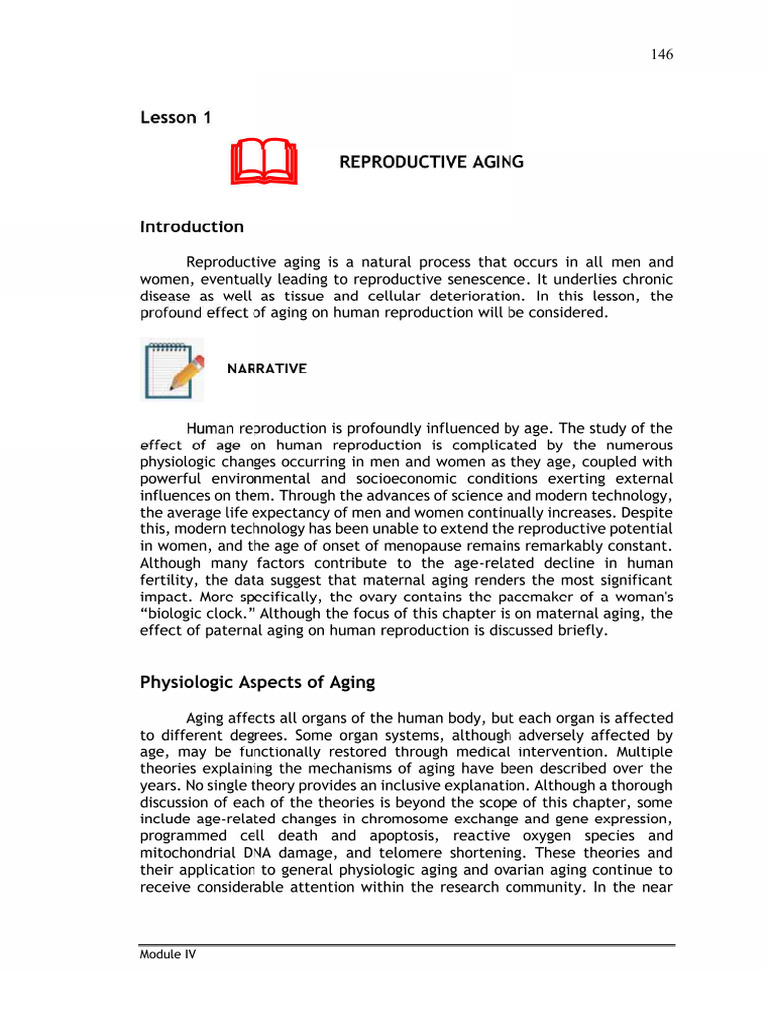 Reproductive Aging 1 | PDF