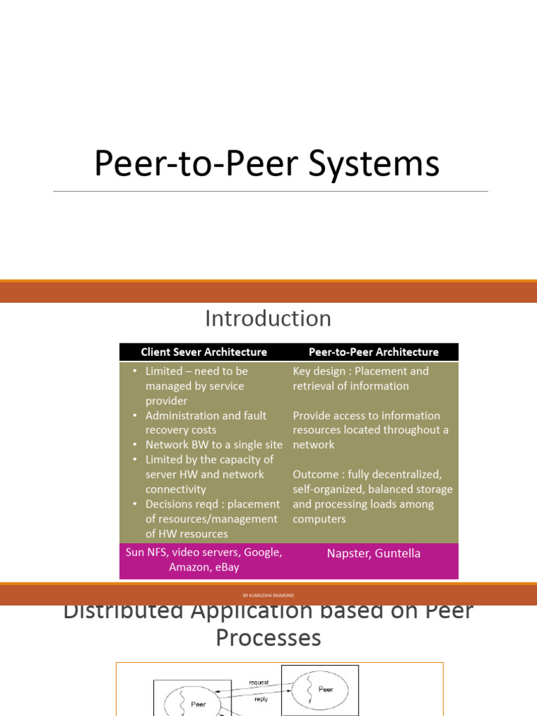 Peer-Peer Systems | PDF