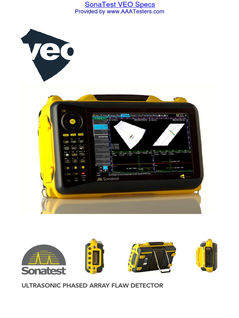 Sonatest Veo Specifications Spec Sheet 2h04 | PDF | Ultrasound ...