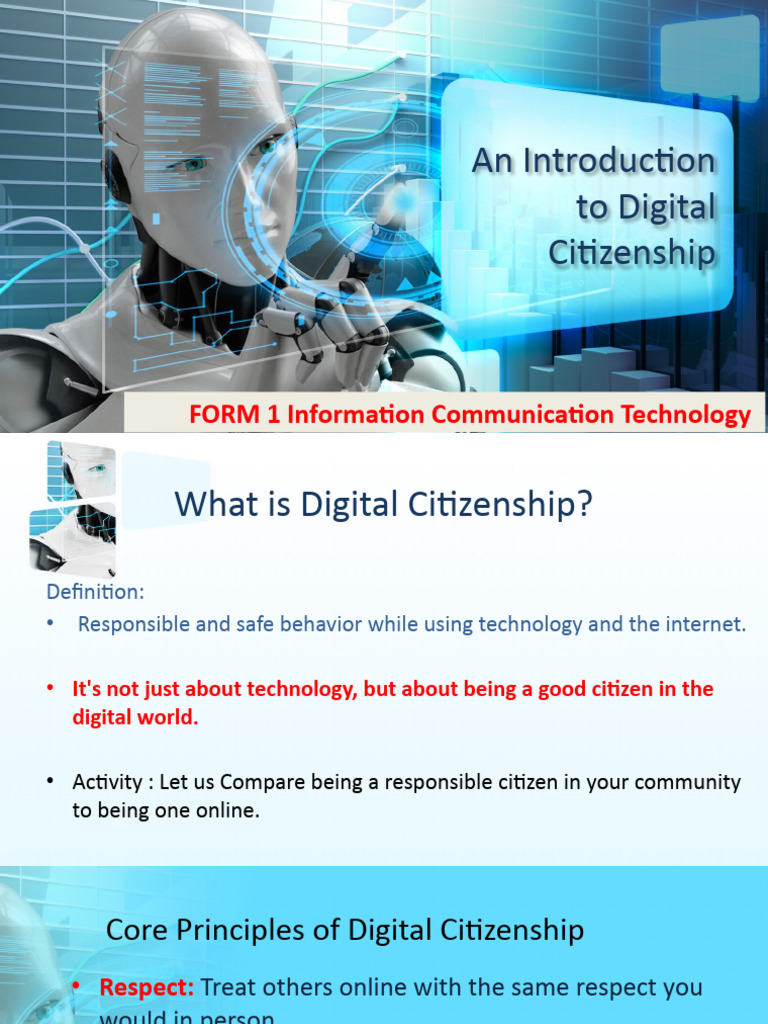 Form 1 Digital Citizenship | PDF | Privacy | Cyberbullying
