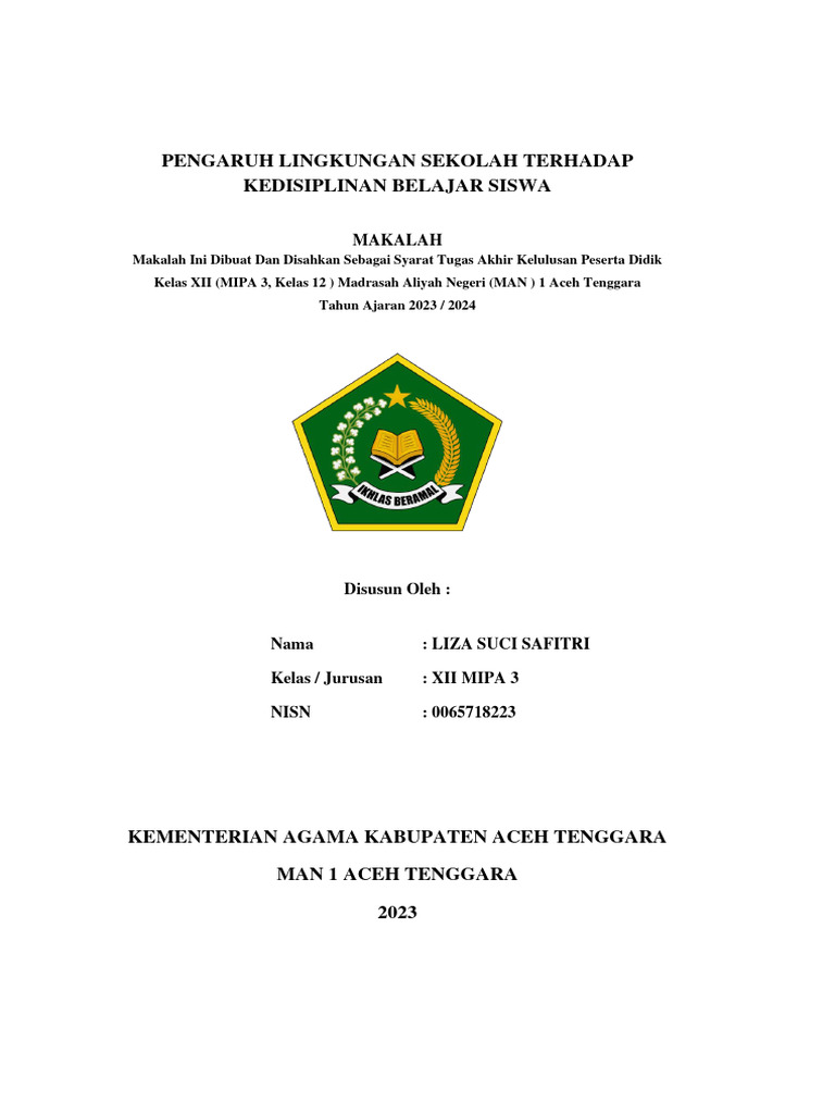 Liza Suci Safitri Edit | PDF Liza Suci Safitri Edit | PDF
