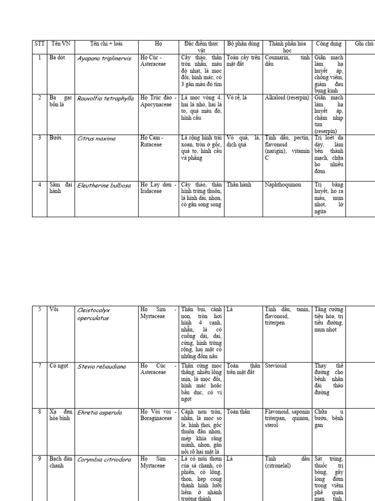 Ayapana Triplinervis | PDF