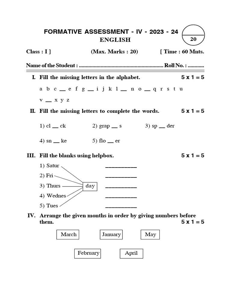 1 5 English FA4 | PDF