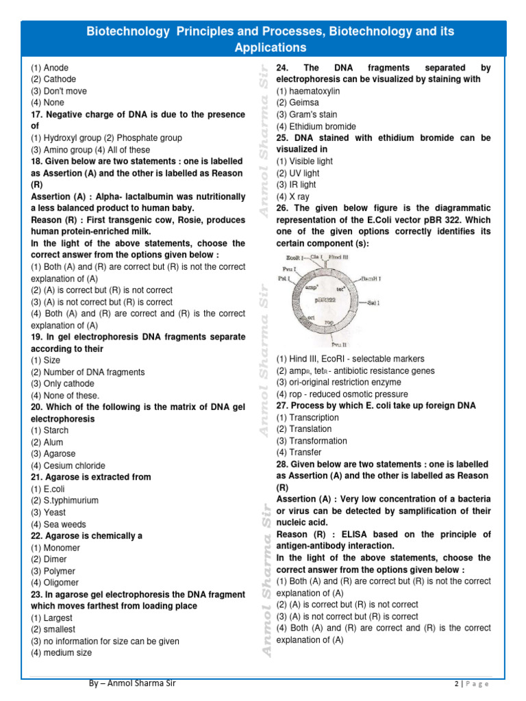 Biotechnology Principles and Processes, Biotechnology and Its ...