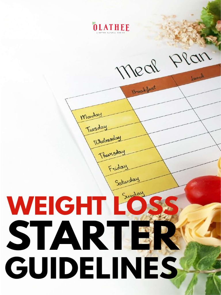 Weight Loss Starter Guidelines - Ebook - 2021 | PDF