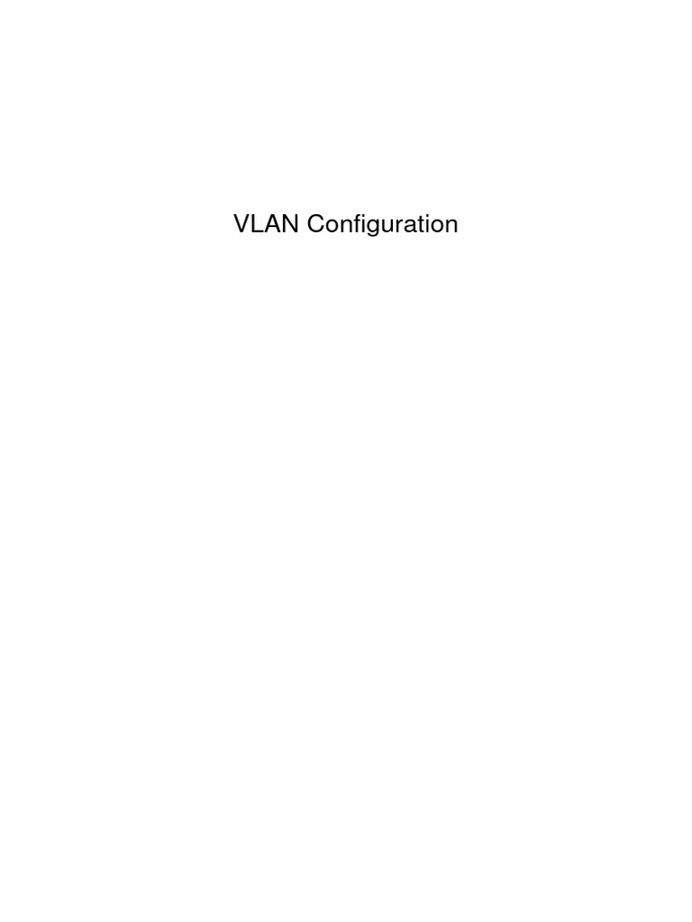 08 Vlan Configuration Pdf 7447