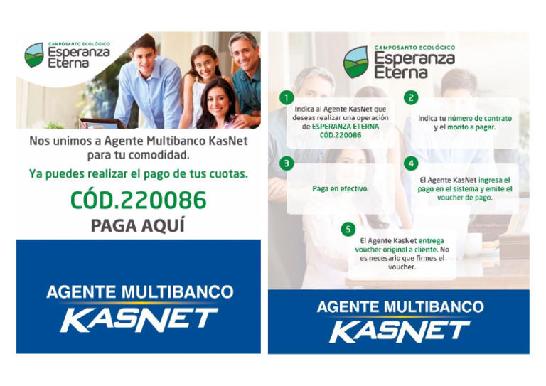 Canales de Pago Kasnet | PDF