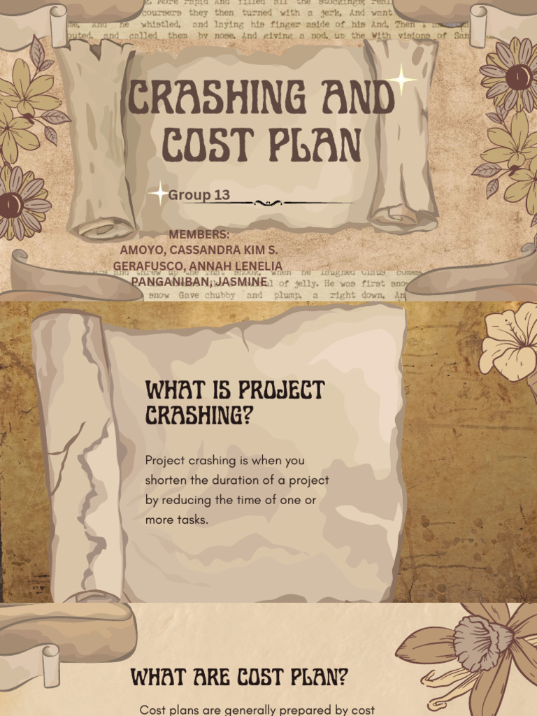 Crashing and Cost Plan | Download Free PDF | Cost | Business Economics