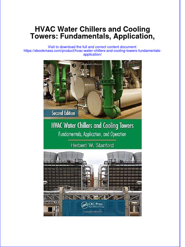 Ebook PDF Hvac Water Chillers and Cooling Towers Fundamentals Application Full Chapter | PDF