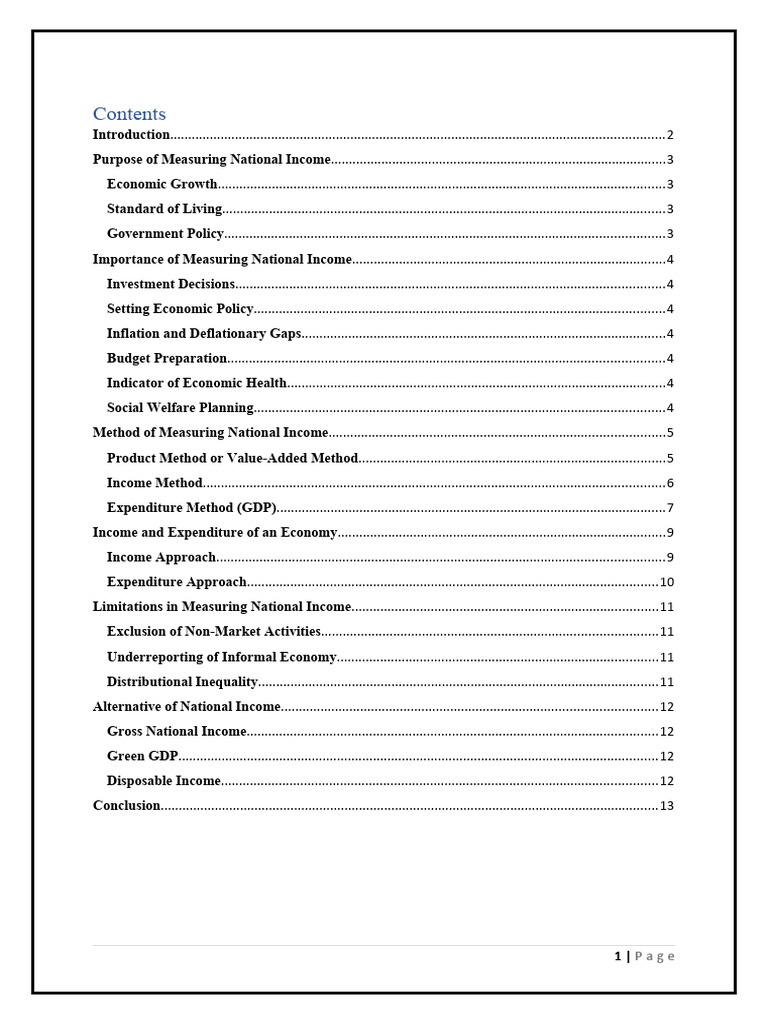 Macroeconomics Report | PDF | Gross Domestic Product | Income