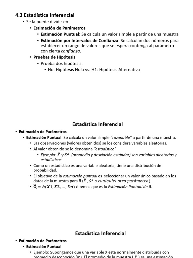 Clase 12 | PDF | Intervalo de confianza | Teoría de la estimación