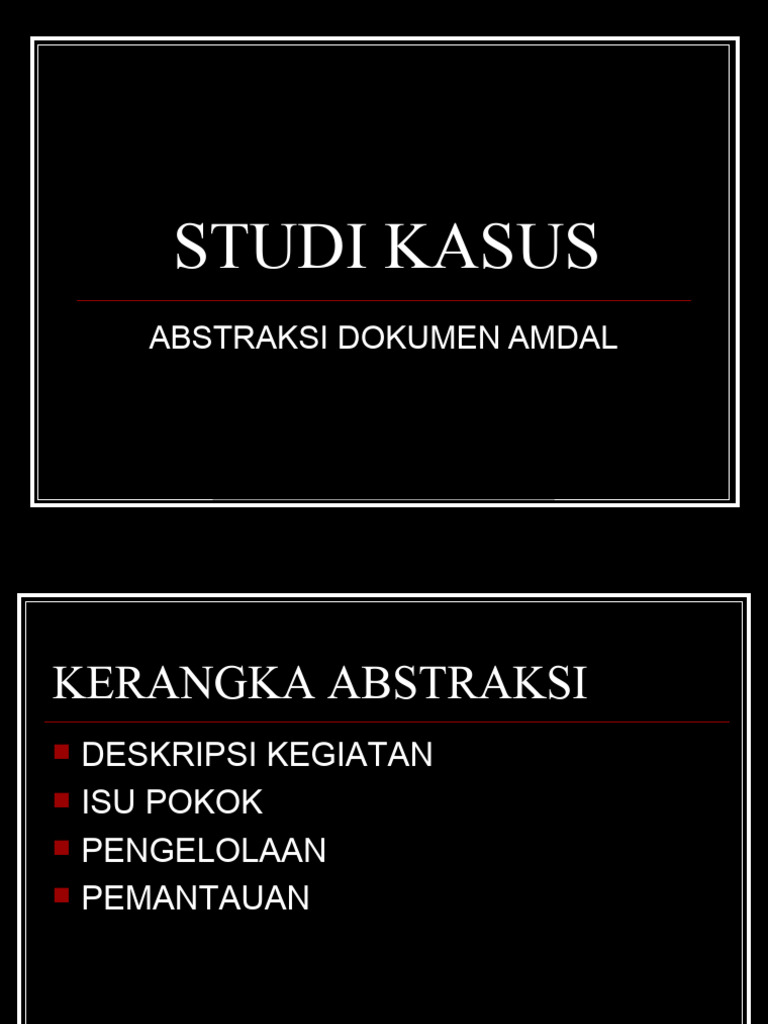 Studi Kasus | PDF