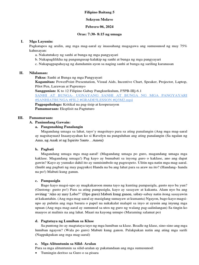 Revise DLP Fil.5 | PDF