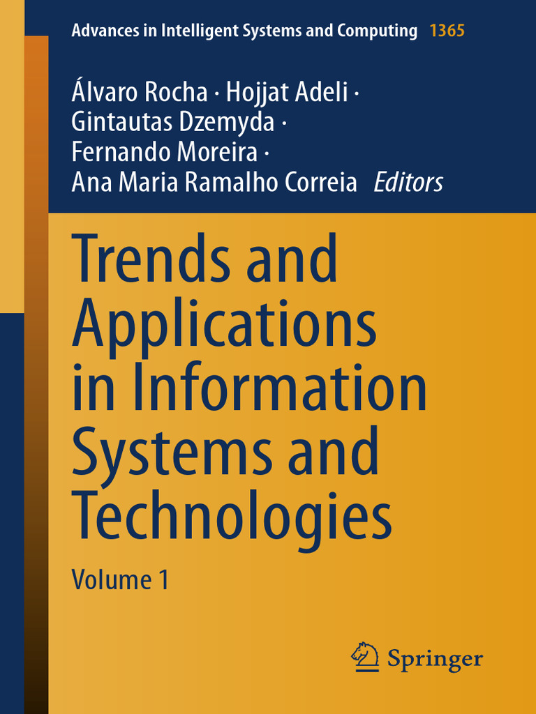 Trends and Applications in Information Systems and Technologies 2021 | PDF